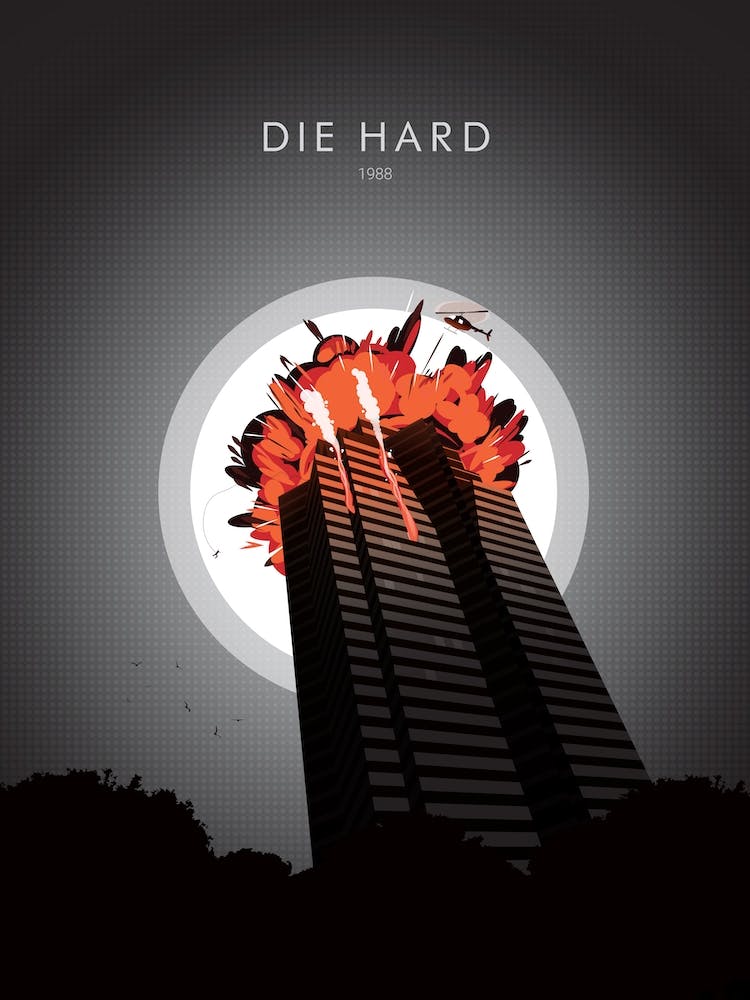 Die Hard Art Print by Wolf and Rocket – Fy!