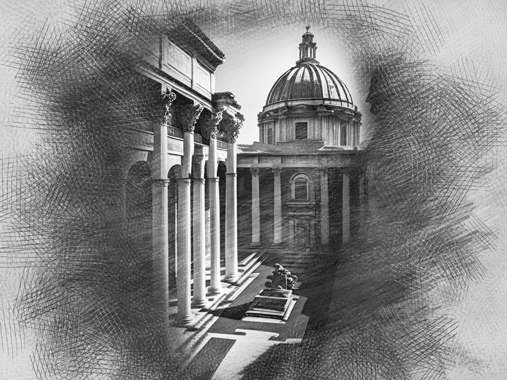 Digital Art Building Art Print by Blackforest – Fy!
