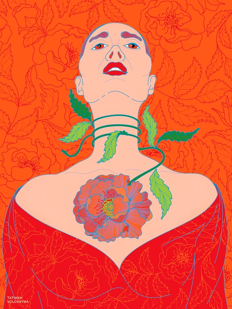 Daring Flower Art Print by Tatiana Voloshyna – Fy!