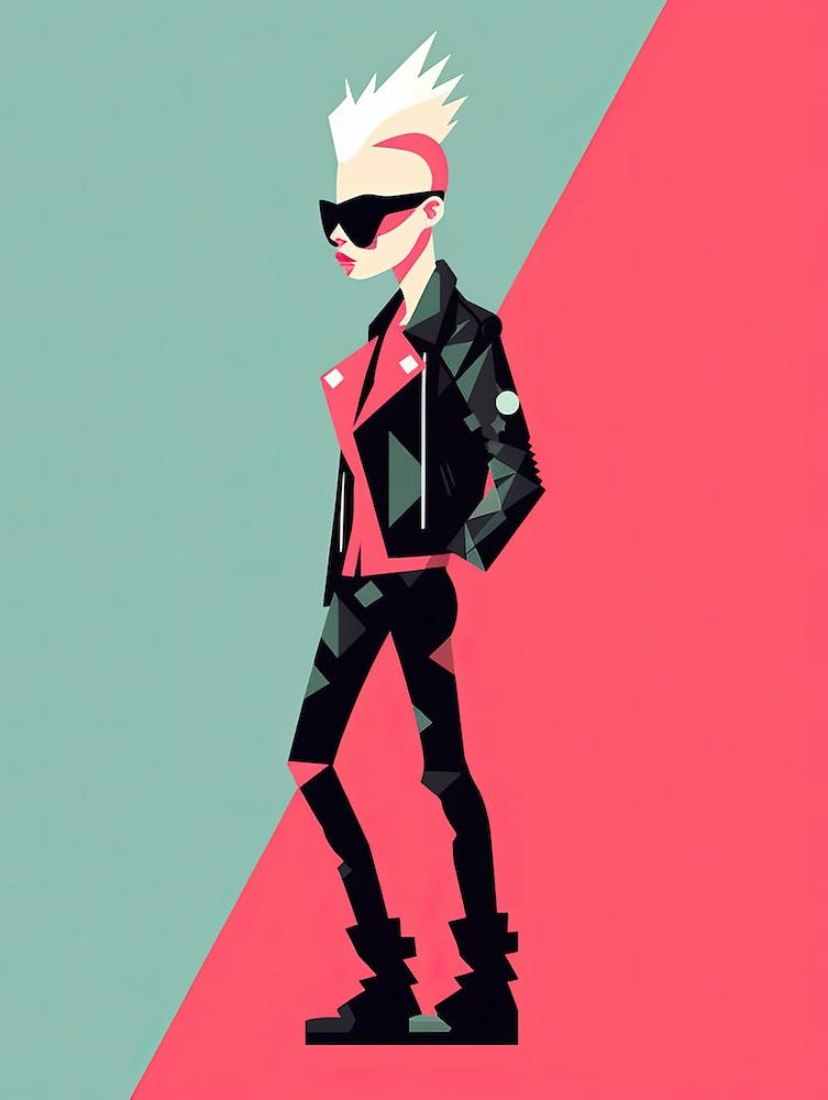 Minimalist Punk Rhythms Art Print by Art-Syndicate – Fy!