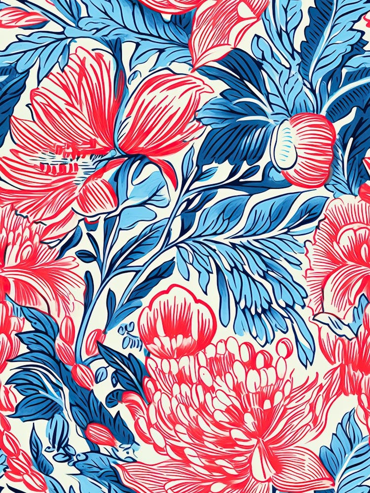 Seychelles, Inspired Travel Pattern 1 Art Print by House of Patterns – Fy!