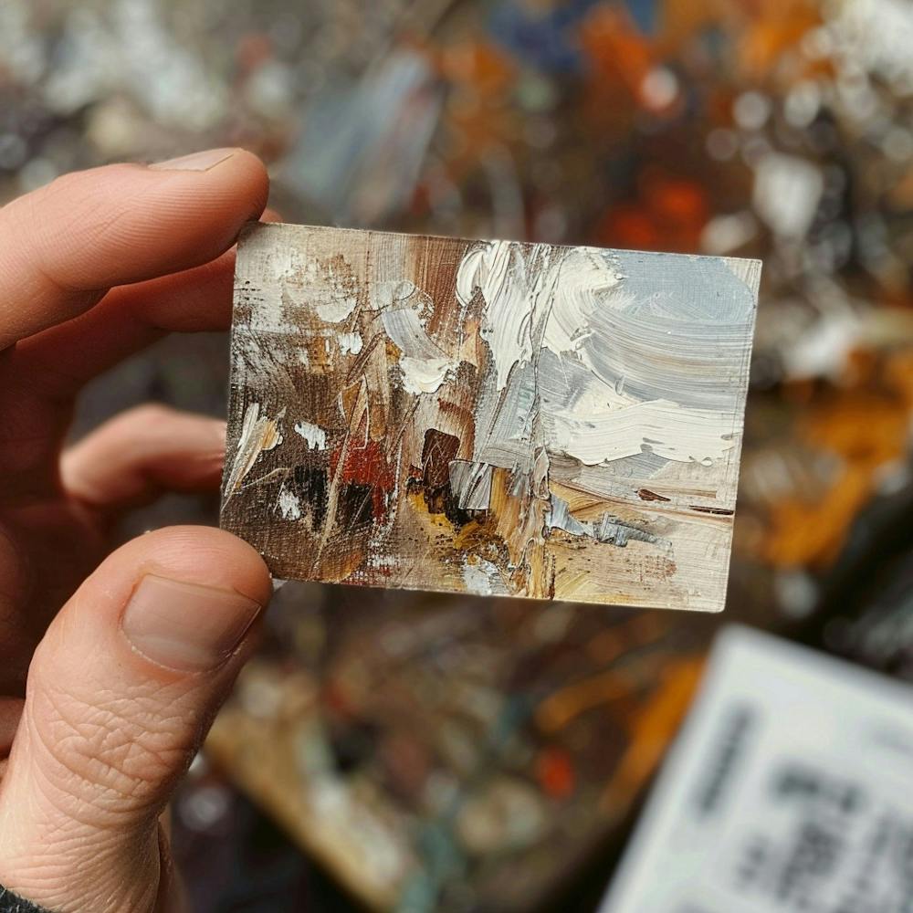 Miniature Oil Painting Art Print by ThatWorksMedia – Fy!