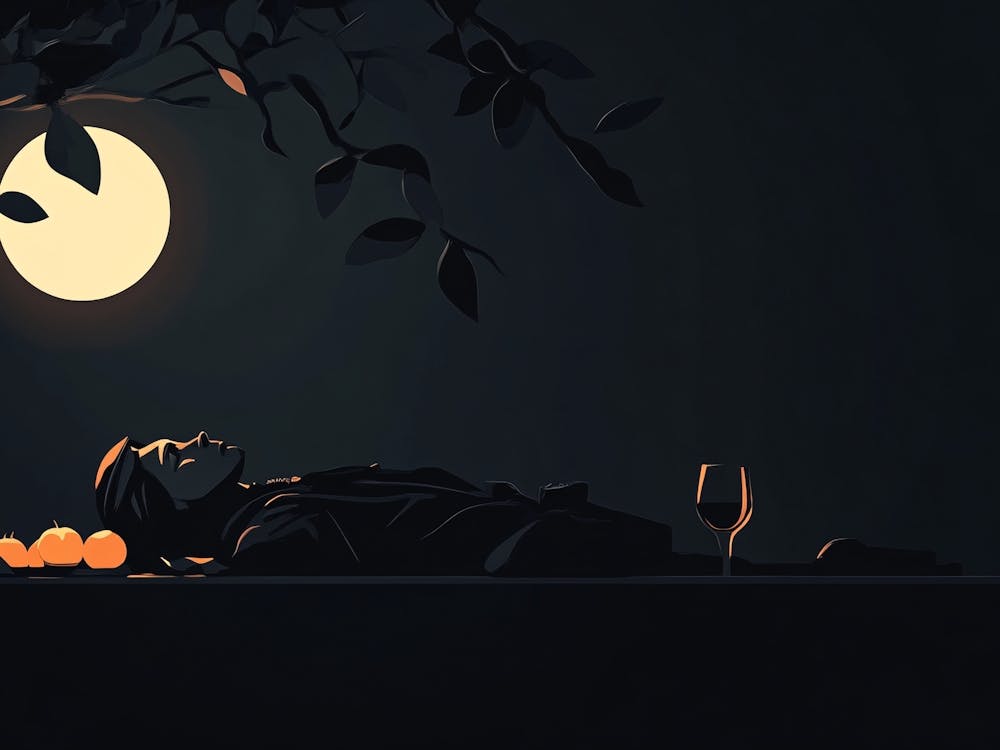 Person Laying In The Moonlight Art Print by ThatWorksMedia – Fy!