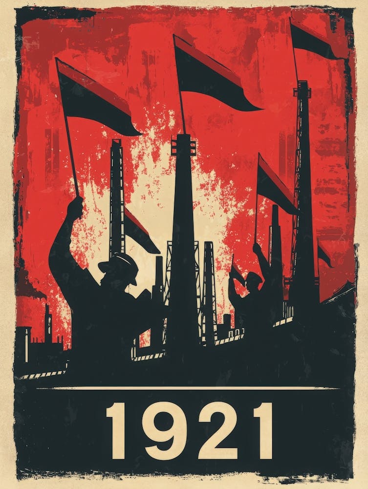 Aihrgdesign A Vintage Political Poster Marking The Formation 5 Art ...