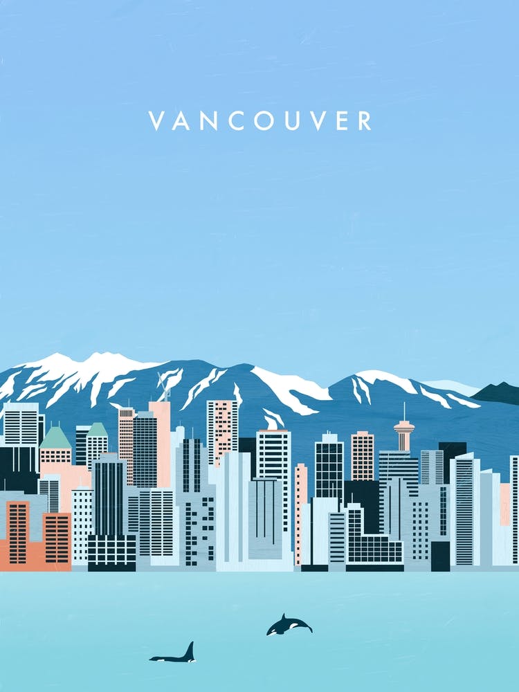 Vancouver Art Print by Katinka Reinke – Fy!