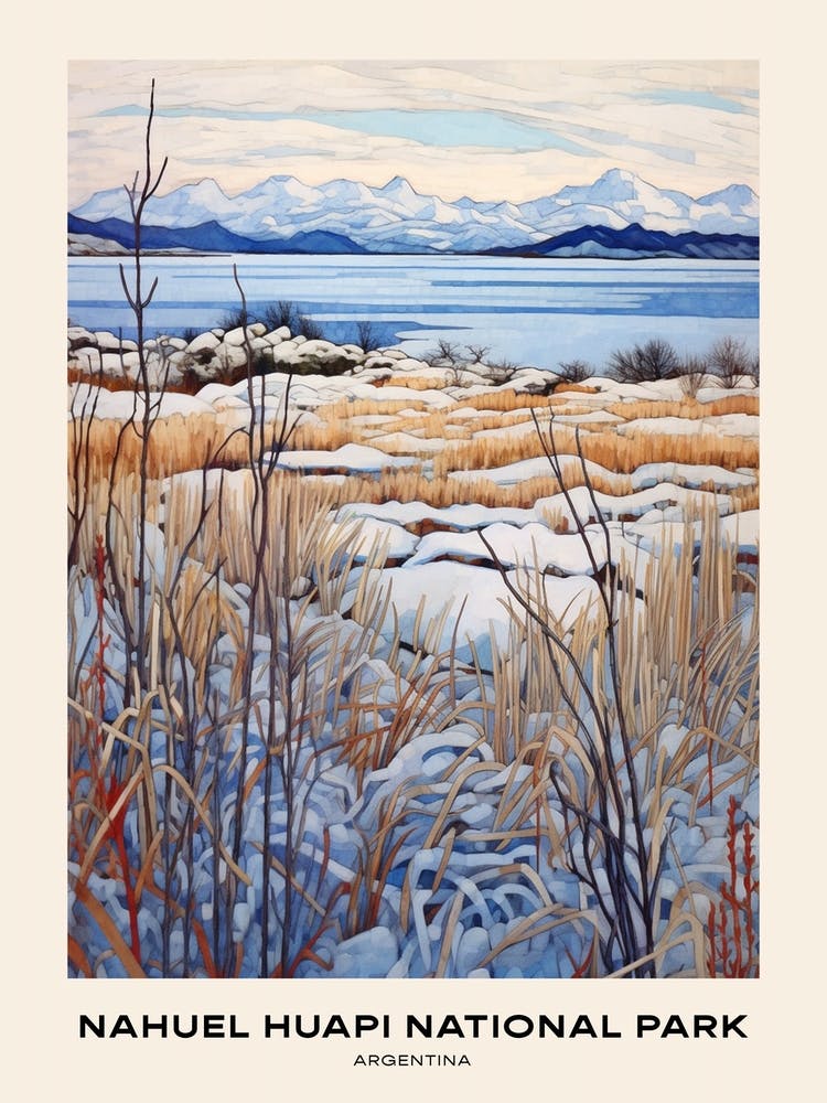 Nahuel Huapi National Park Argentina 3 Poster Art Print by Bon Hiver ...