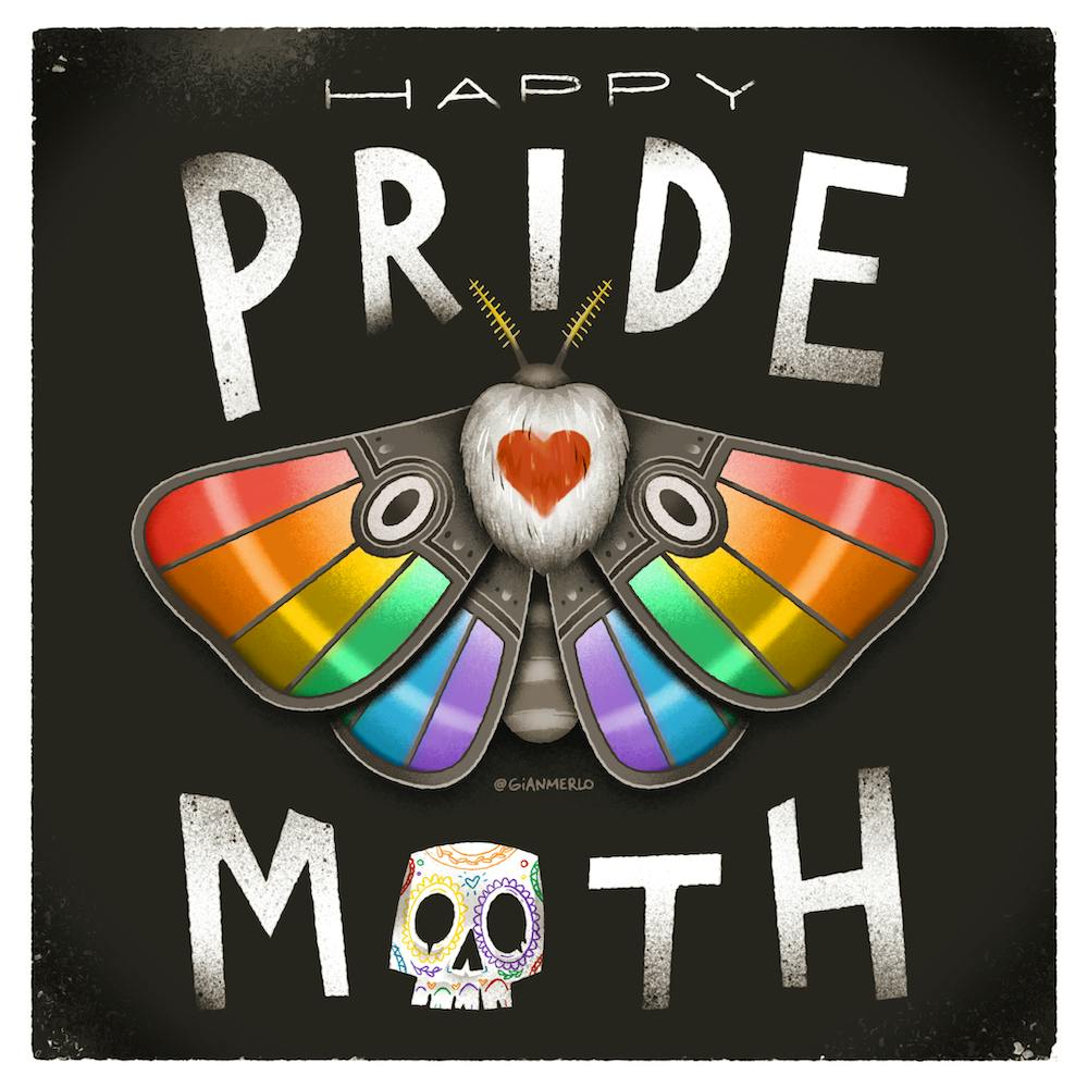 Happy Pride Moth Art Print by Gianmerlo – Fy!