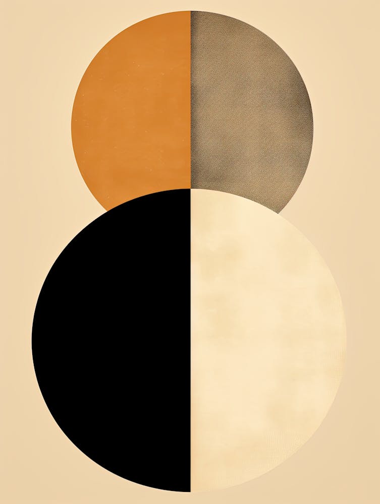 Harmonious Monochrome Geometry Art Print by Art-Syndicate – Fy!