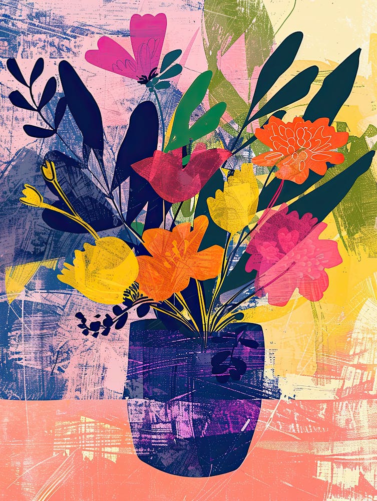 Mystic Bloom Matisse Style Art Print by Bauhaus-Syndicate – Fy!