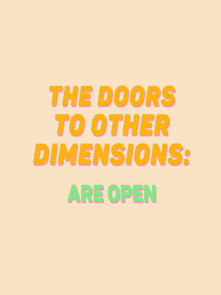 The Doors To Other Dimensions Art Print by Vasare Nar – Fy!
