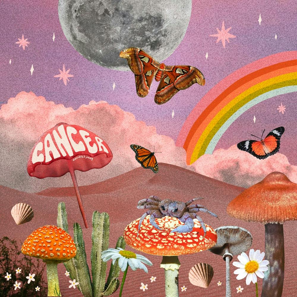 Cancer Collage Art Print by Doodle By Meg – Fy!