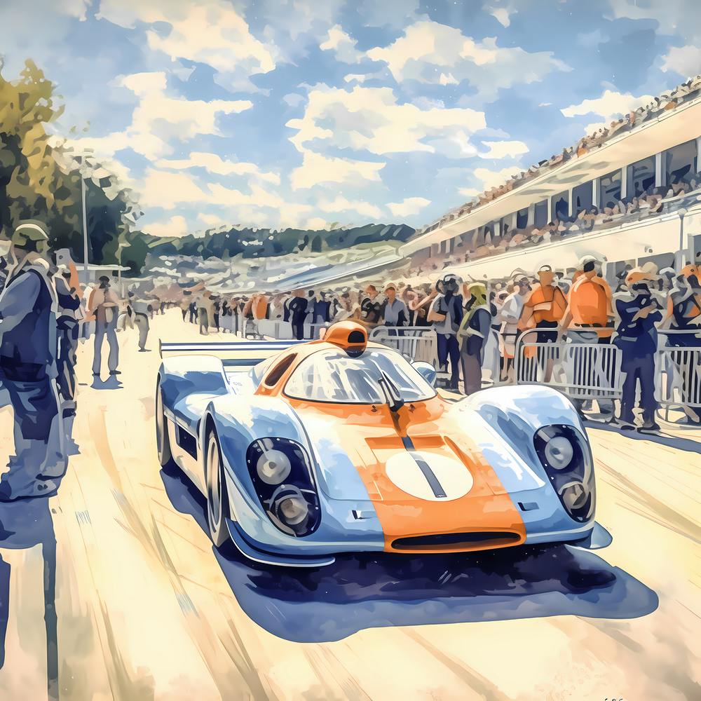 Gtp Race Car Art Print by Max Morselli – Fy!