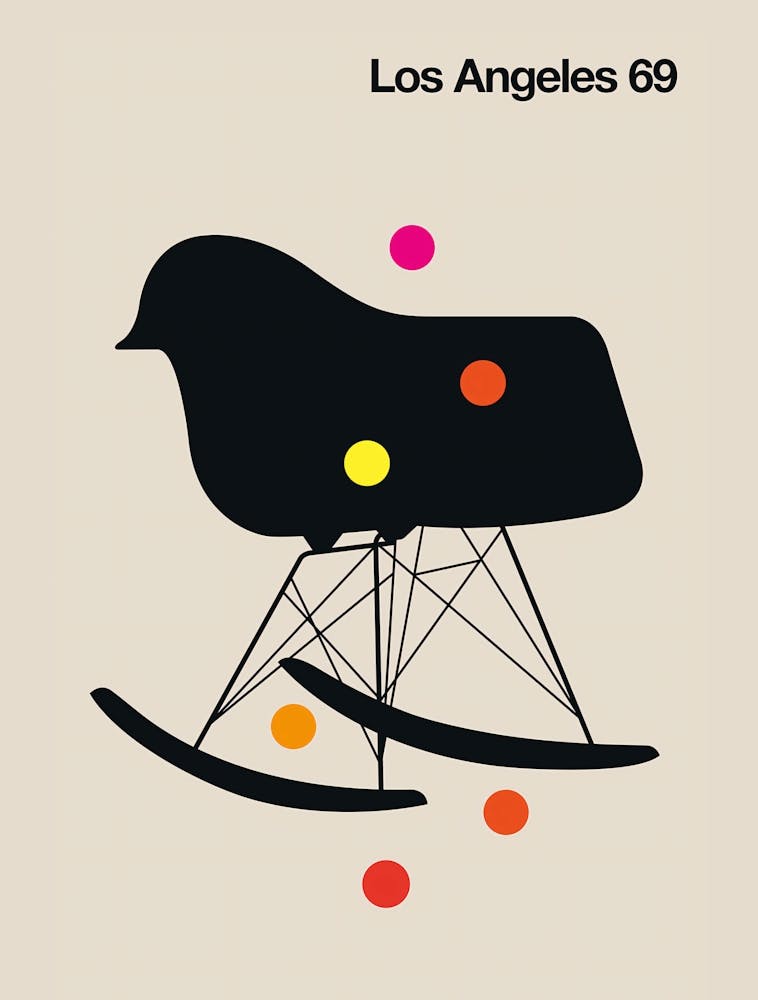 Bauhaus, Rocking Chair Art Print by Hype Prints – Fy!