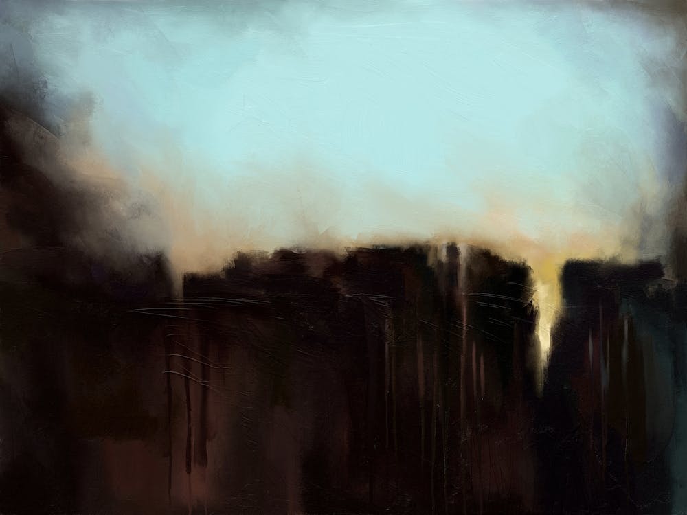 The Ridge Line Art Print by Shawn Conn Art – Fy!