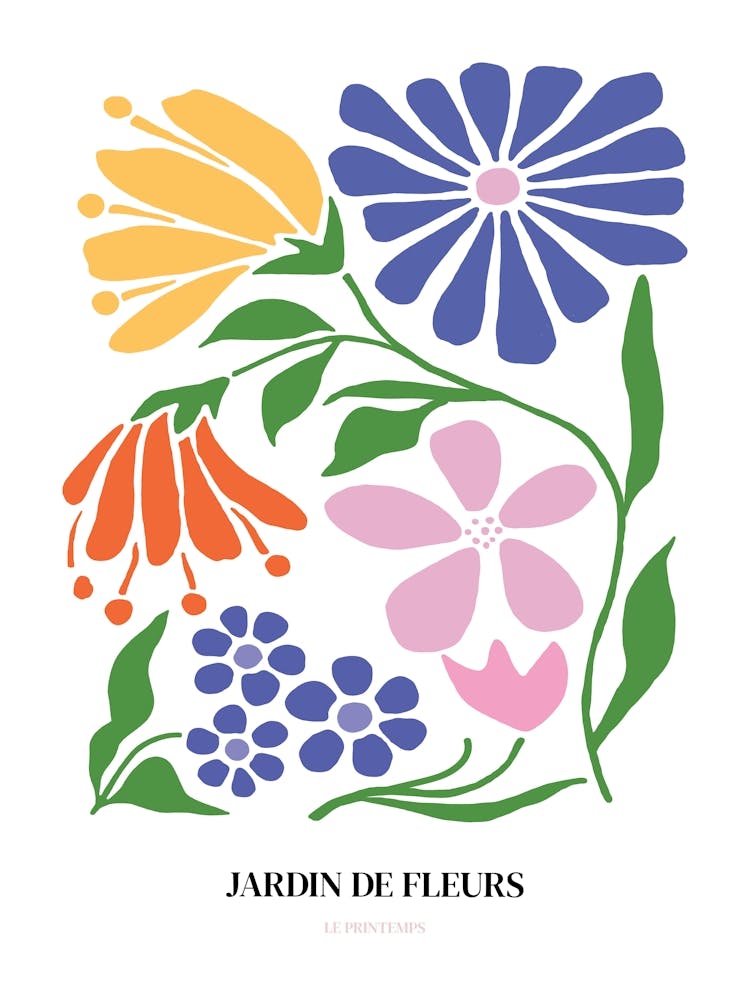 Jardin De Fleurs No 5 Art Print by Blim and Blum – Fy!