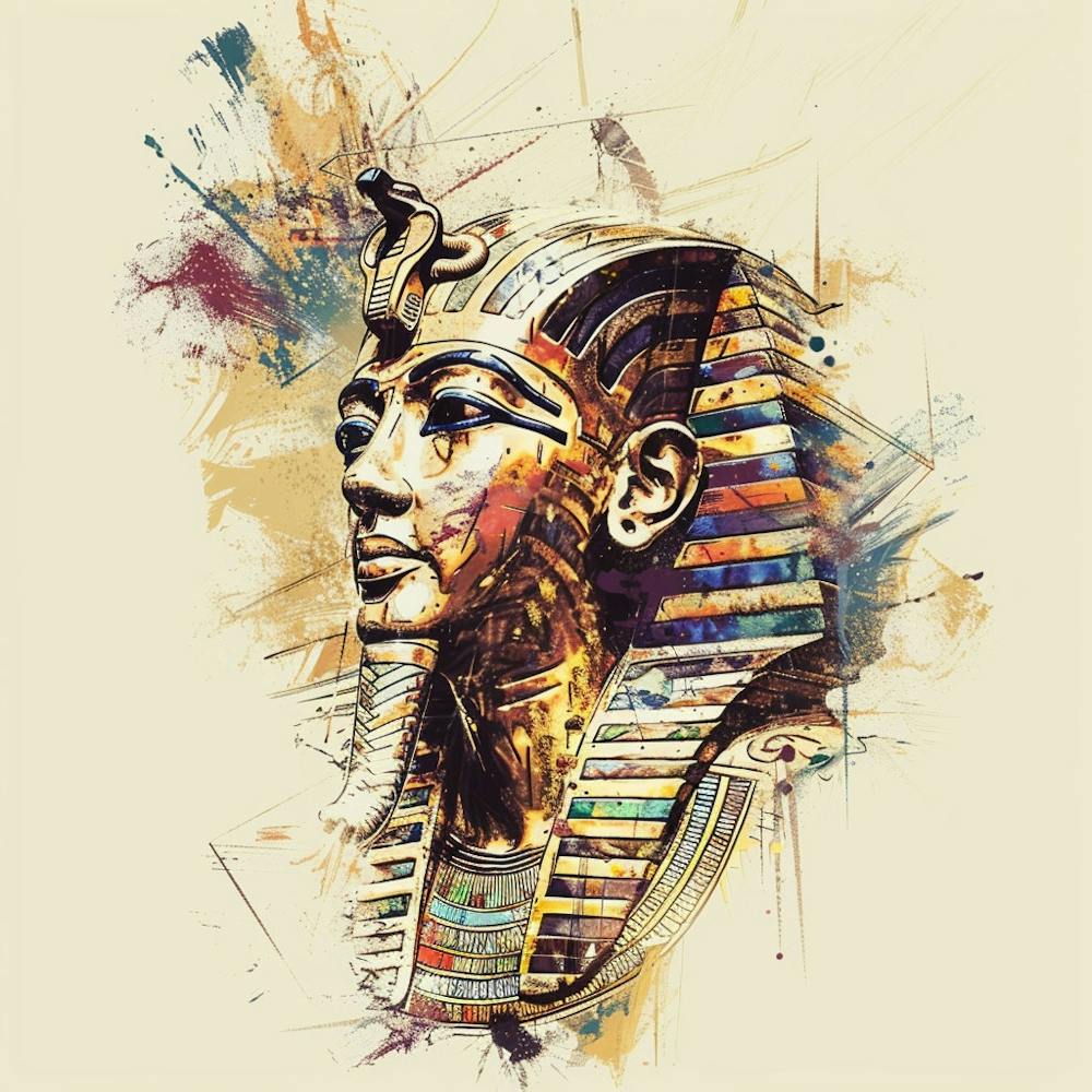 Pharaoh - Print Art Print by Fy!
