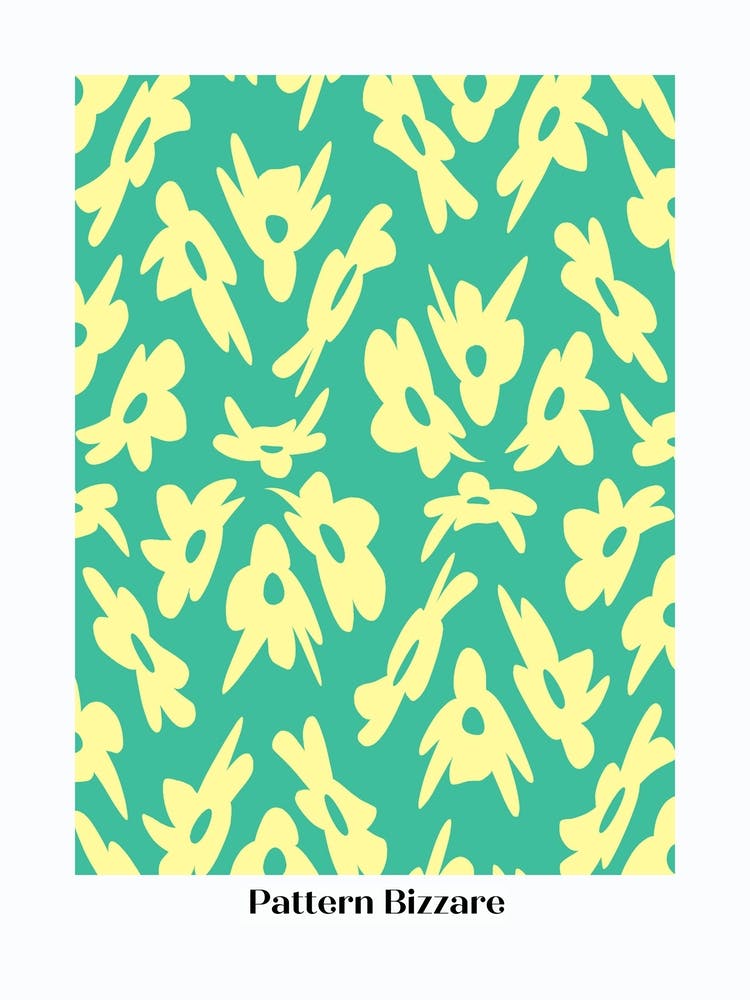 Flowe Pattern Bizarre Art Print by Little Dean – Fy!