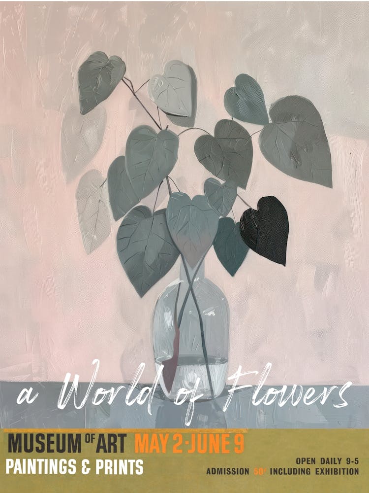 A World Of Flowers, Van Gogh Exhibition Bleeding Heart 4 Art Print by ...