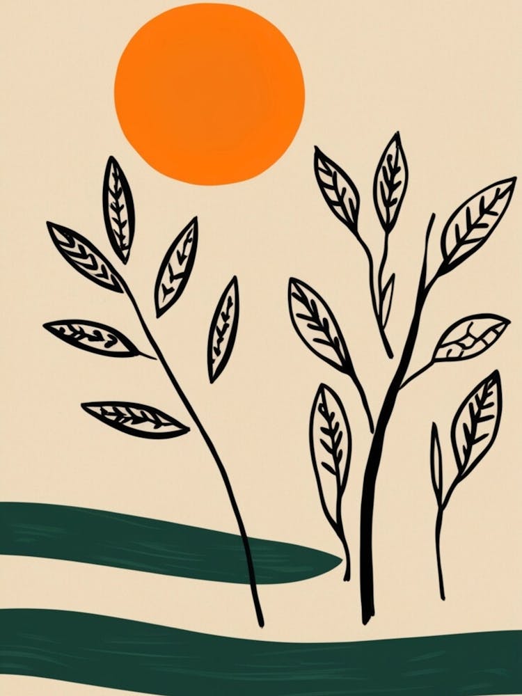 Tree In The Sun Art Print by Len Len – Fy!