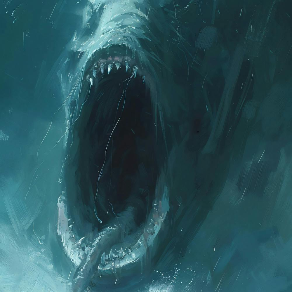 Sabertooth Shark Art Print by ThatWorksMedia – Fy!