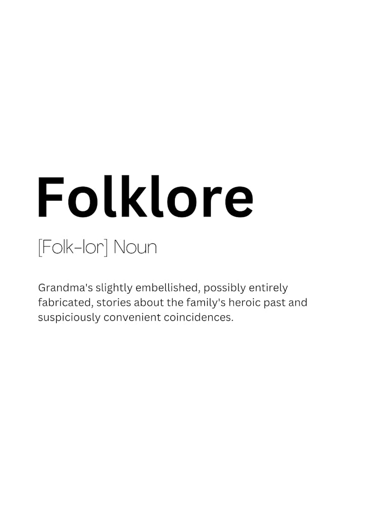 Folklore Definition Meaning 1 Art Print by Kaigozen – Fy!