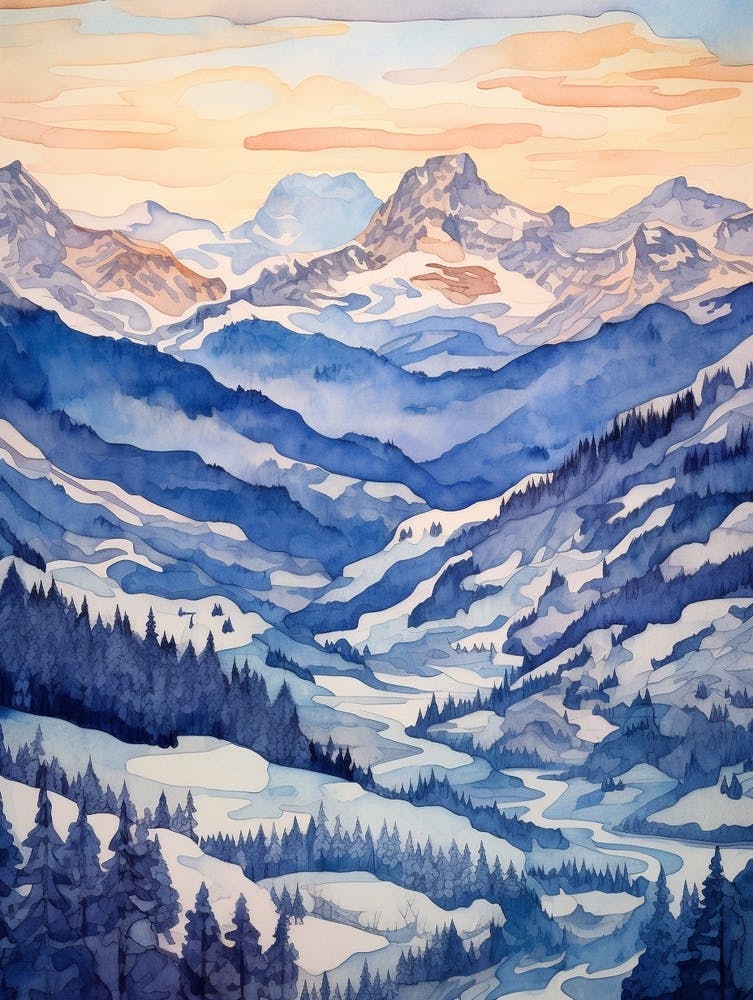 Berchtesgaden National Park Germany 1 Art Print by Bon Hiver Prints – Fy!