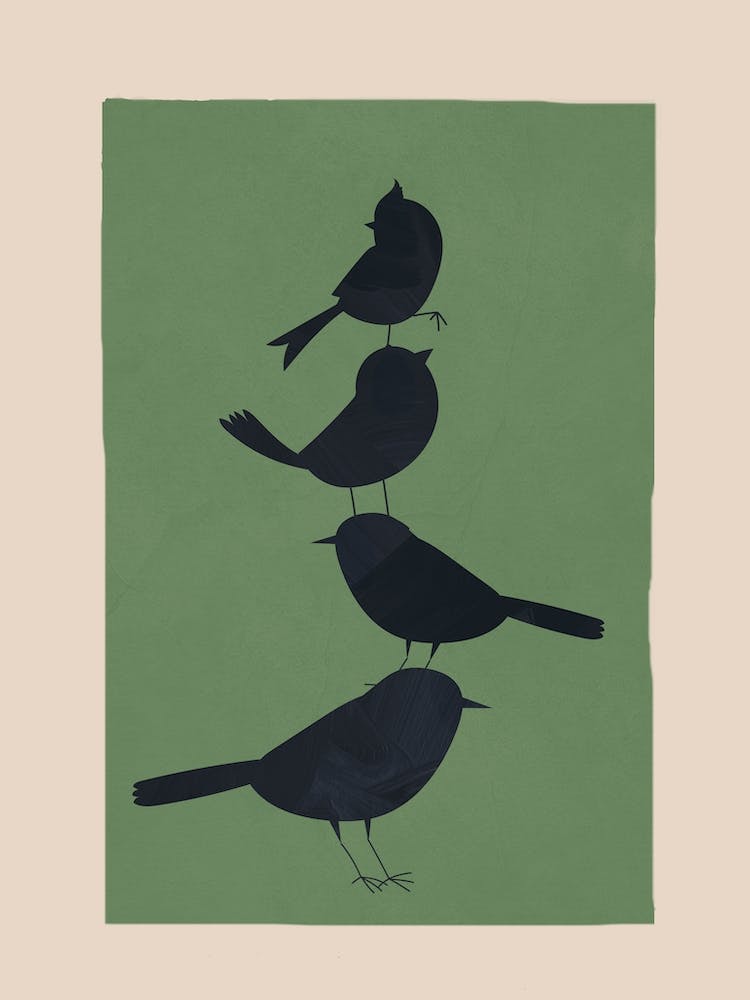 Bird Stack I Art Print by City Art – Fy!