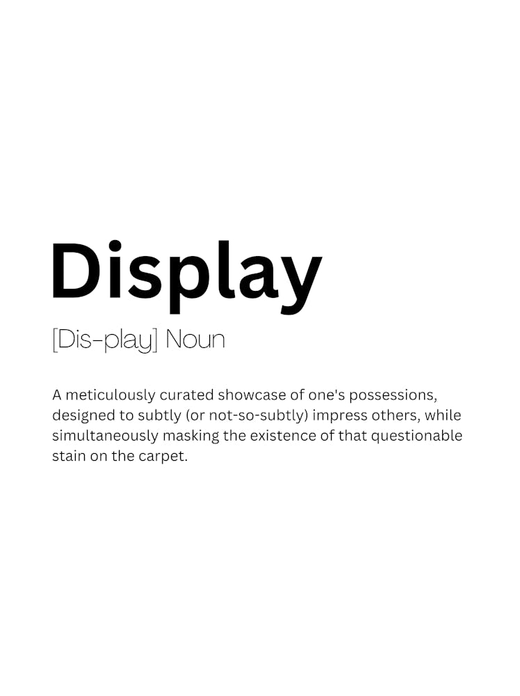 Display Definition Meaning 1 Art Print by Kaigozen – Fy!