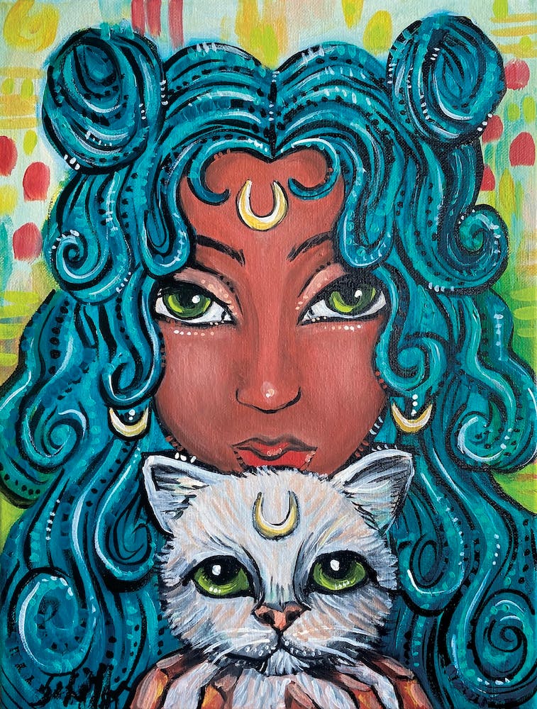 Taylor And Luna Art Print by Rising Moon Studio – Fy!