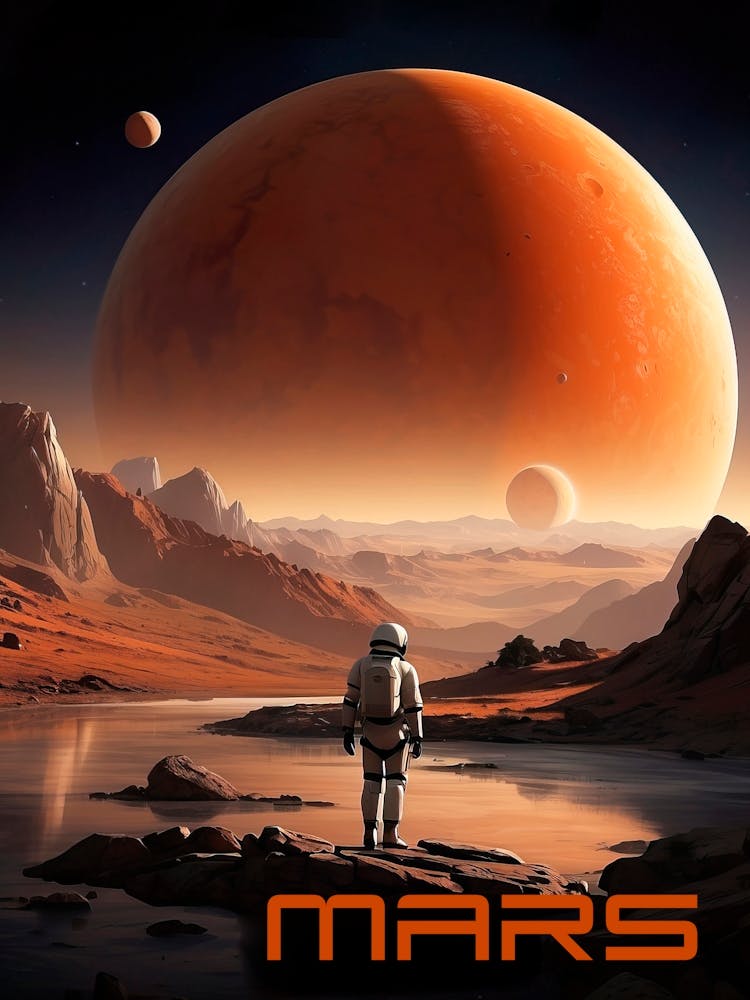 Mars poster 1 Art Print by viart. – Fy!