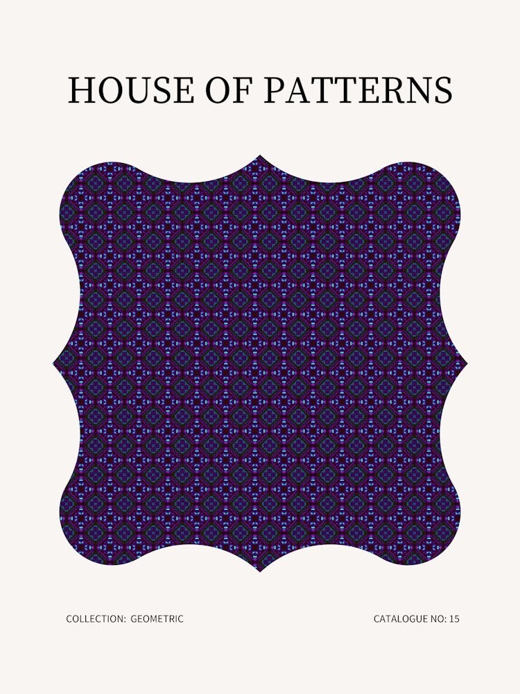 Geometric Pattern Poster 15 Art Print by House of Patterns – Fy!