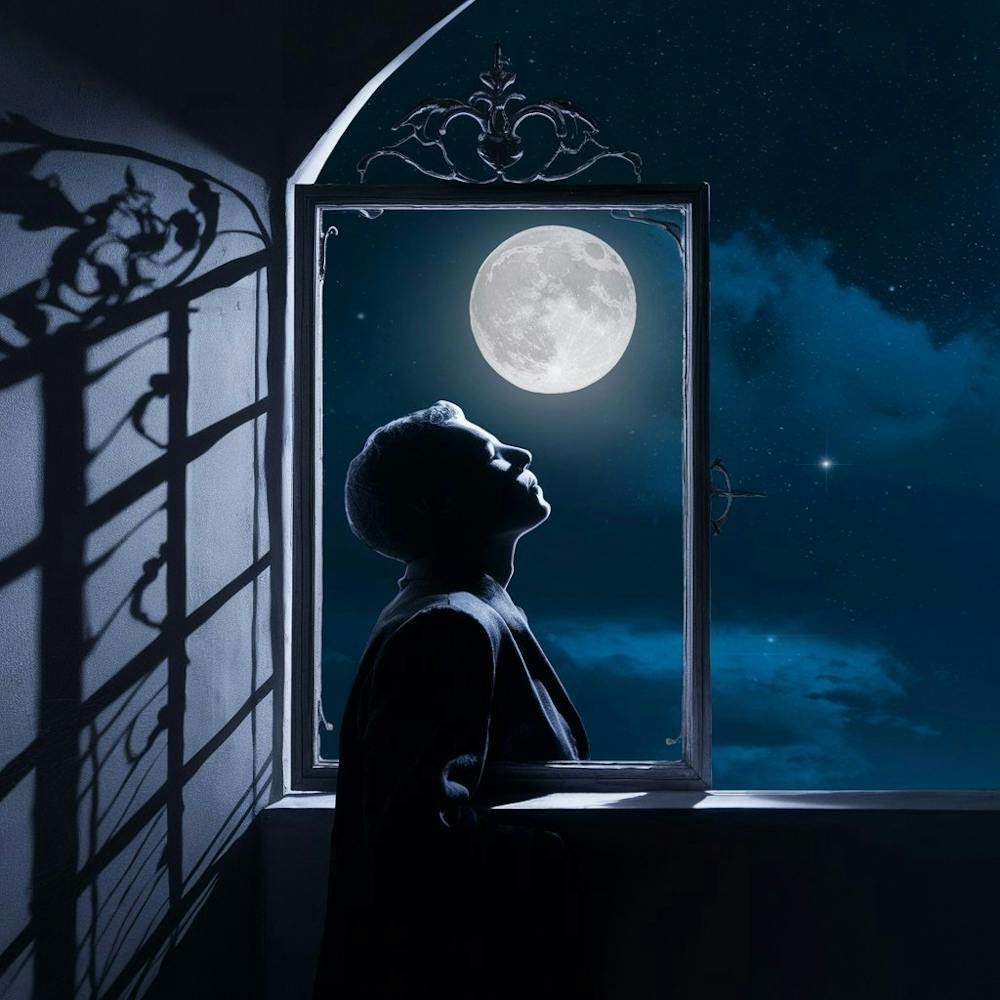 A Striking Midnight Portrait Featuring The Silhoue Rjxfey ...