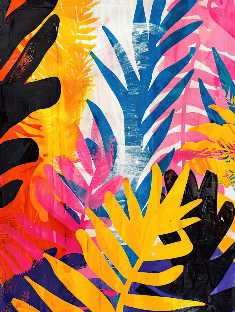 Euphoric Foliage Matisse Style Art Print by Bauhaus-Syndicate – Fy!