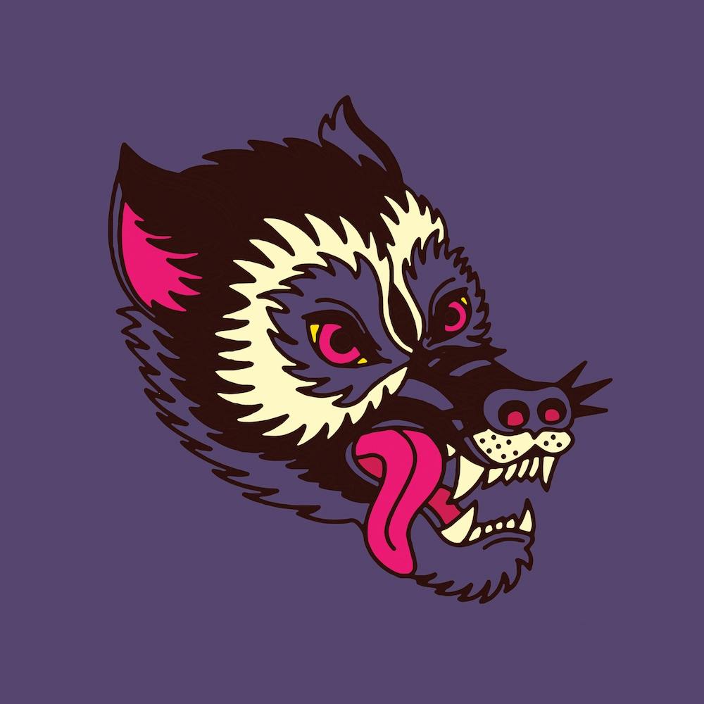 Wolf Square Art Print by Nick Cocozza – Fy!