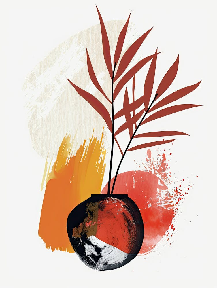 Retro Eclipses Of Stellar Lines Mid Century Style Art Print by Bauhaus ...