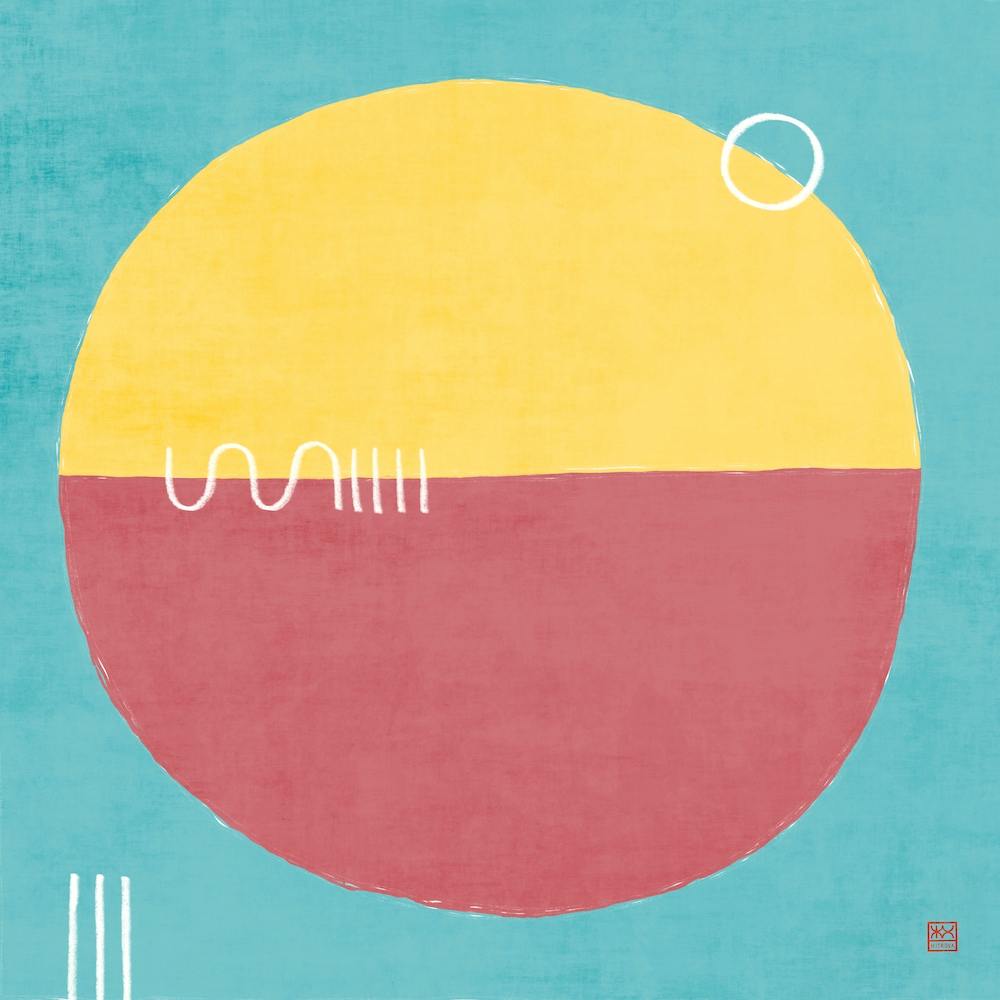 Juicy Halves Minimalist Mandala Art Print by Hitrova – Fy!