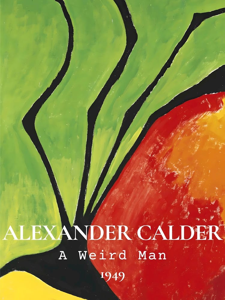 Alexander Calder A Weird Man 1909 Art Print by Artbyn – Fy!