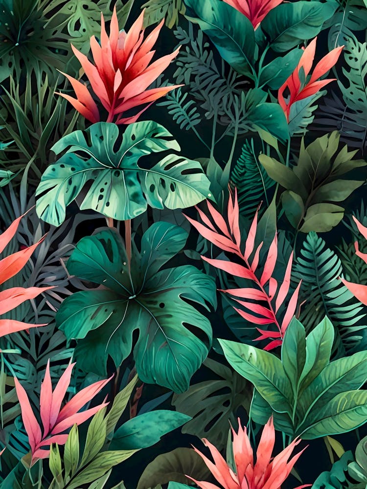 Rainforest Fantasy Art Print by Kintsugi 99 – Fy!