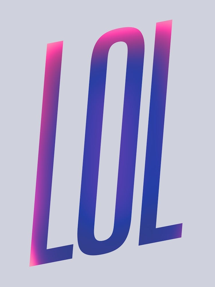 LOL In Grey Art Print by Badwalls – Fy!