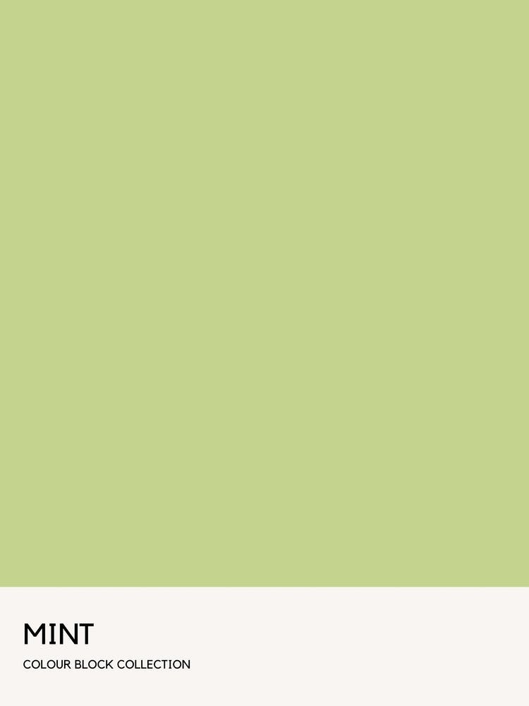 Mint Colour Block Poster Art Print by The Colour Block Collection – Fy!