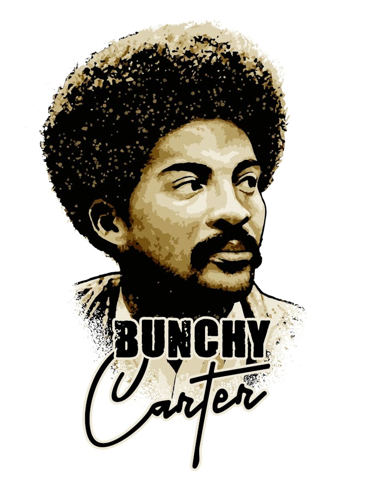 Bunchy Carter Activist Legend in Vintage Art Print by Andika Bahtiar – Fy!