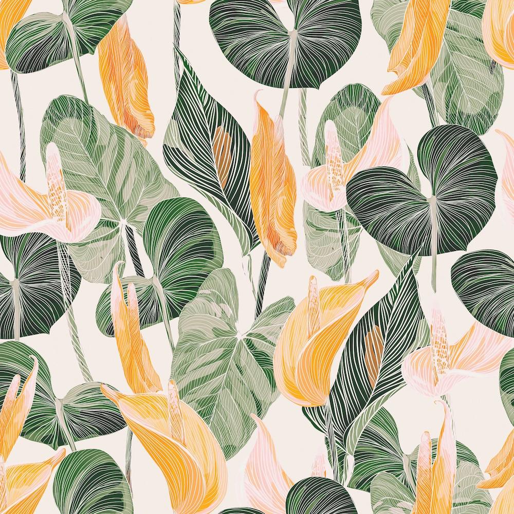 Lush Lily Autumn Square Art Print by Gale Switzer – Fy!