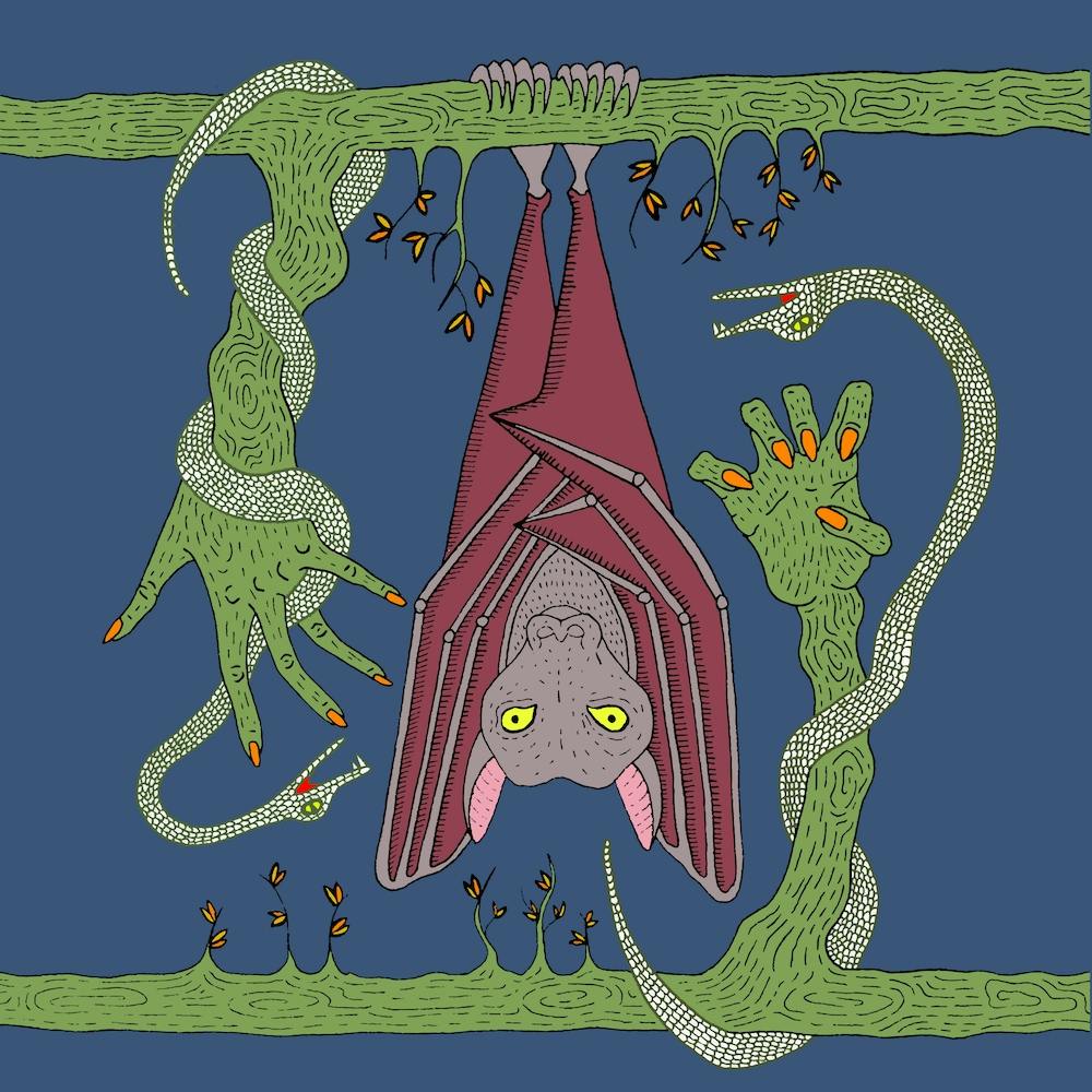 Bat And Friends Art Print by Sarah Elsa – Fy!