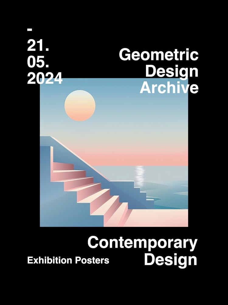 Geometric Design Archive Poster 27 Art Print by Abstract Art ...
