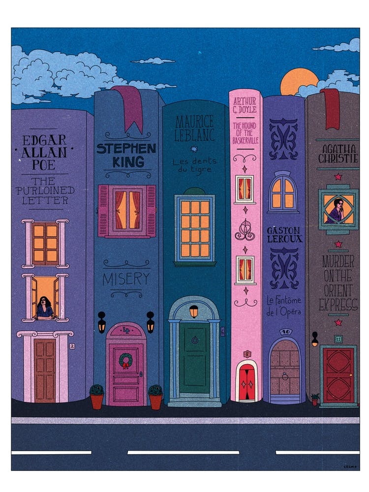 Murder Mystery Street Art Print by Cosmo Illustrator – Fy!
