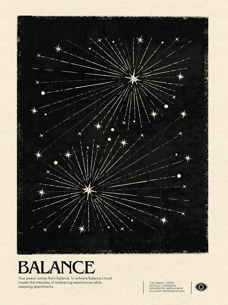 Balance Art Print by Inktally – Fy!