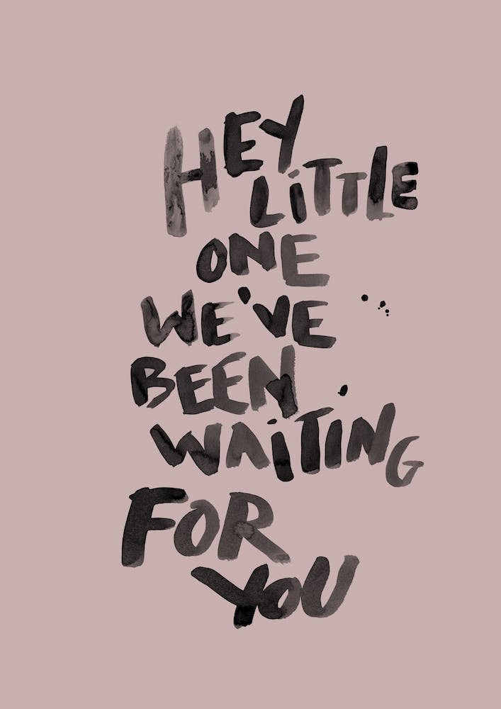 Hey Little One Blush Art Print by THIS LAKSHMI – Fy!