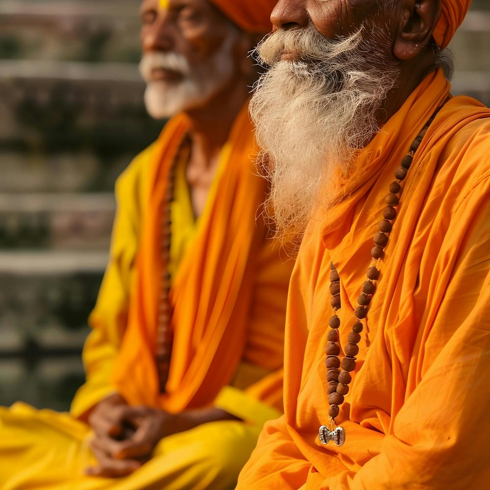 Two Hindu Monks Art Print by ThatWorksMedia – Fy!