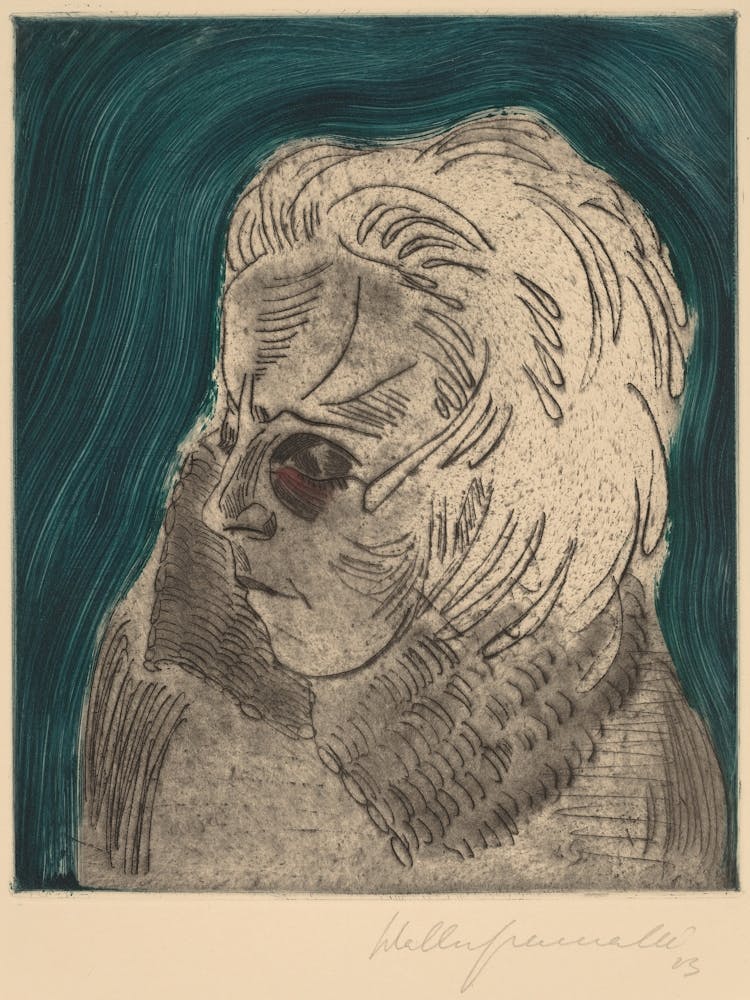 Tired Woman, Sonia Gramatté (1923), Paul Klee Art Print by Fy! Classic ...