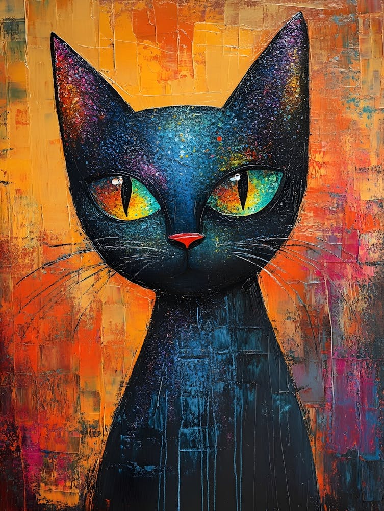 The Coolest Cat In Town 5 Art Print by S.K. Coghlan – Fy!